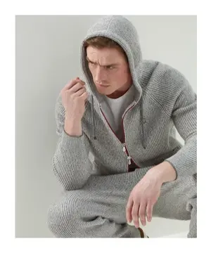 Brunello Cucinelli Zip-up Hooded Cardigan