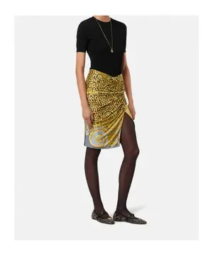 Versace Textured Short-sleeve Top