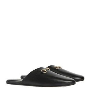 Gucci Horsebit Leather Mules