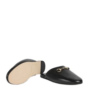 Gucci Horsebit Leather Mules