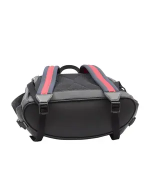 Gucci Gg Monogrammed Buckle Detailed Large Backpack