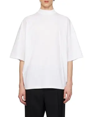 JIL SANDER Short-sleeved Crewneck T-shirt - White