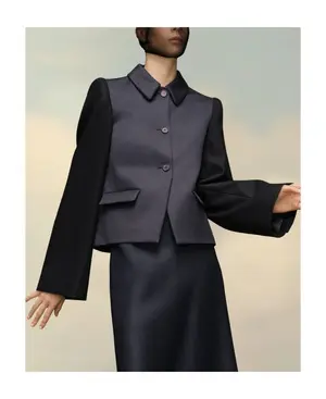 MAISON MARGIELA Oversized Sleeved Buttoned Blazer