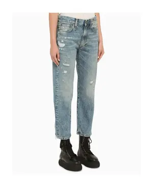 R13 Logo Regular Jeans