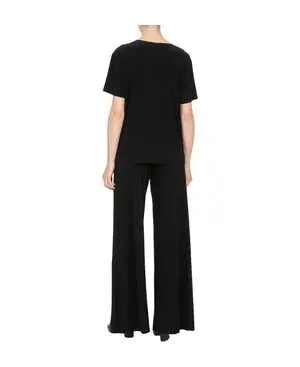 Norma Kamali Crewneck Short Sleeve Top