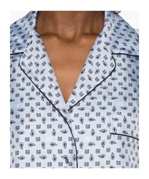 Max Mara Disco Printed Pajama Shirt - Blue