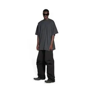 Balenciaga T-shirt Strike 1917 Oversize Da Donna In Nero
