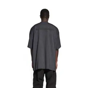 Balenciaga T-shirt Strike 1917 Oversize Da Donna In Nero