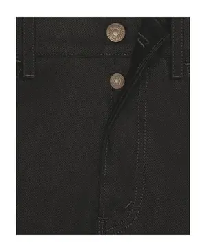 Celine Lou Jeans In Pure Wash Denim - Black
