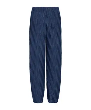 Giorgio Armani Pleated Jersey Trousers - Indigo