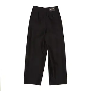 Loewe Belted Wool And Silk Trousers