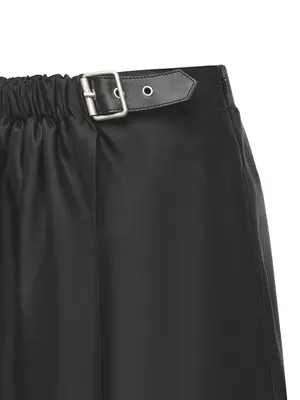 Loewe Belted Wool And Silk Trousers