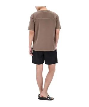 Stone Island Logo Patch Swim Shorts - Blue