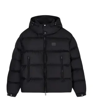 Emporio Armani Zip-up Hooded Down Jacket