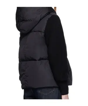 Canada Goose Hooded Down Jacket With Long Sleeves