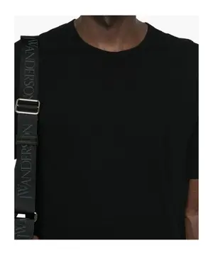 JIL SANDER Cotton Crepe T-shirt - Black