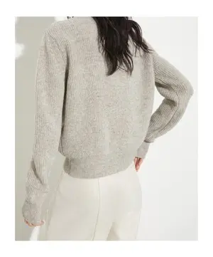 MAXCO. Max&co. Long Sleeve Round Neck Sweater