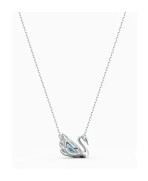 SWAROVSKI Crystal-embellished Swan Pendant Chain