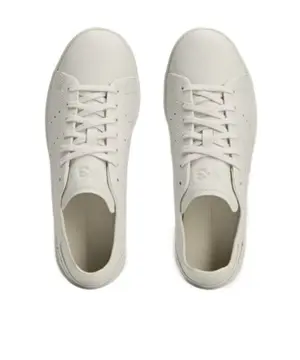 Y3 Lace-up Leather Sneakers - Orbit Grey