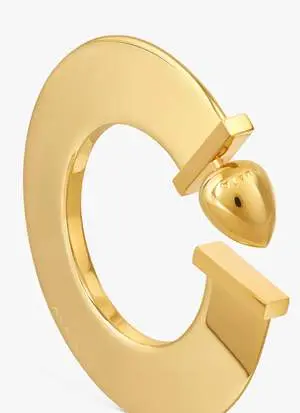 Alaïa Blade Hoop Earrings - Yellow