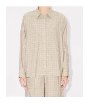Kenzo Weave Dropped Twill Shoulder Shirt