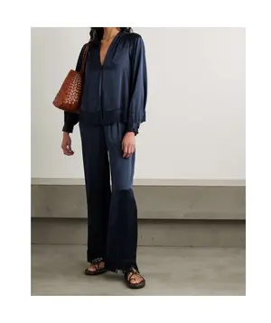 DÔEN Fringe Detail Long Sleeve Shirt