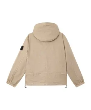 Stone Island Nylon Panama Hooded Jacket - Desert