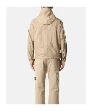 Stone Island Nylon Panama Hooded Jacket - Desert