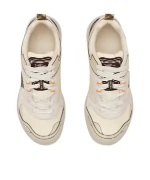 Burberry Ekd Low-top Sneakers - Ceramic White