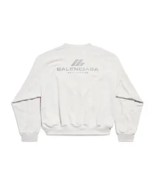 Balenciaga Activewear Crewneck Sweatshirt With Logo
