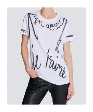 Balmain Je T'aime" Print Short-sleeved T-shirt