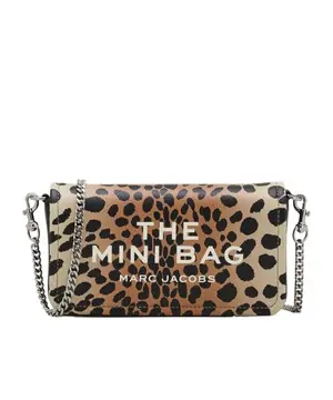 Marc Jacobs Mini Bag Leopard Print Shoulder Bag - Black/multicolor
