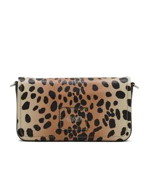 Marc Jacobs Mini Bag Leopard Print Shoulder Bag - Black/multicolor