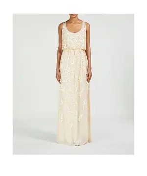 Max Mara Embellished Maxi Dress - Pink