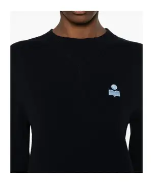 Isabel Marant Étoile Kelaya Logo Knitwear - Black