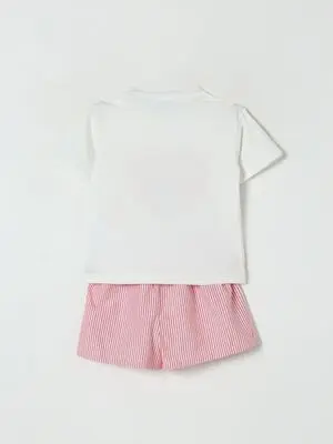 Kenzo Graphic Print T-shirt And Striped Shorts Set