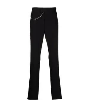 Givenchy Chain Detail Straight Leg Trousers