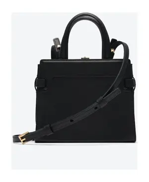 Delvaux Adjustable Shoulder Strap Cross-body Bag - Black