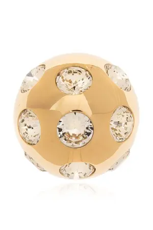Jacquemus Rond Carré Embellished Earrings - Gold