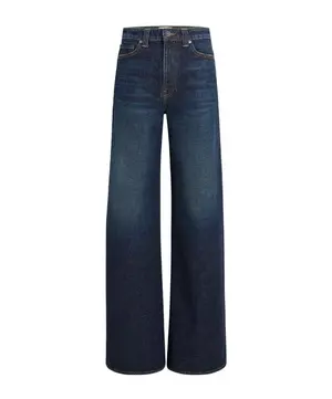 Khaite Dane High-waisted Wide-leg Jeans - Grey