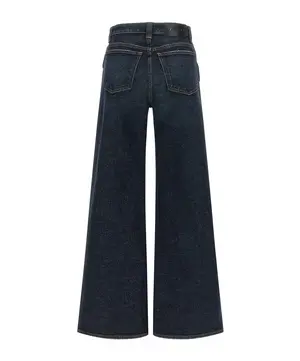Khaite Dane High-waisted Wide-leg Jeans - Grey