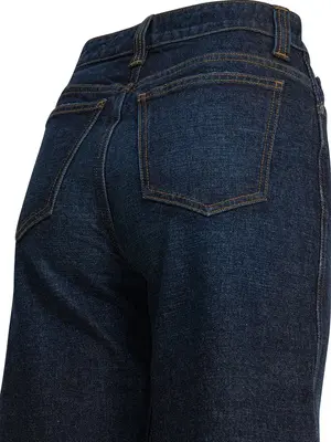 Khaite Dane High-waisted Wide-leg Jeans - Grey