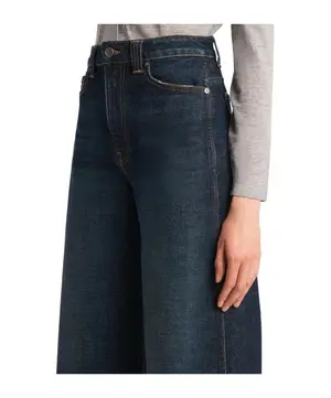 Khaite Dane High-waisted Wide-leg Jeans - Grey