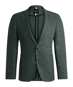 Hugo Boss Long-sleeved Suit Jacket - Green
