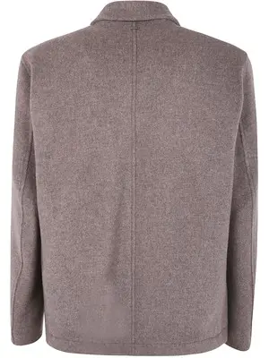 Herno Button-fastening Patch-pocket Jacket - Gray
