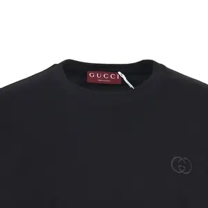 Gucci Logo Embroidered Long-sleeve T-shirt