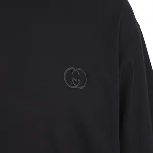 Gucci Logo Embroidered Long-sleeve T-shirt