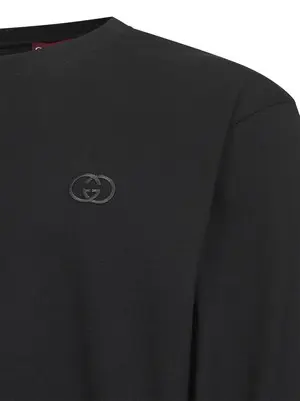 Gucci Logo Embroidered Long-sleeve T-shirt