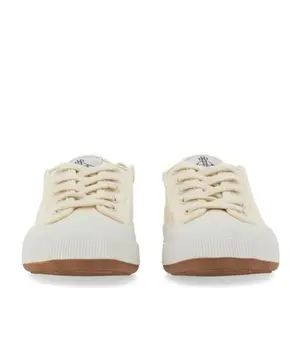 VIVIENNE WESTWOOD Logo Printed Low-top Sneakers - Nude