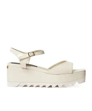 Stella McCartney Elyse Platform Heeled Sandals - White